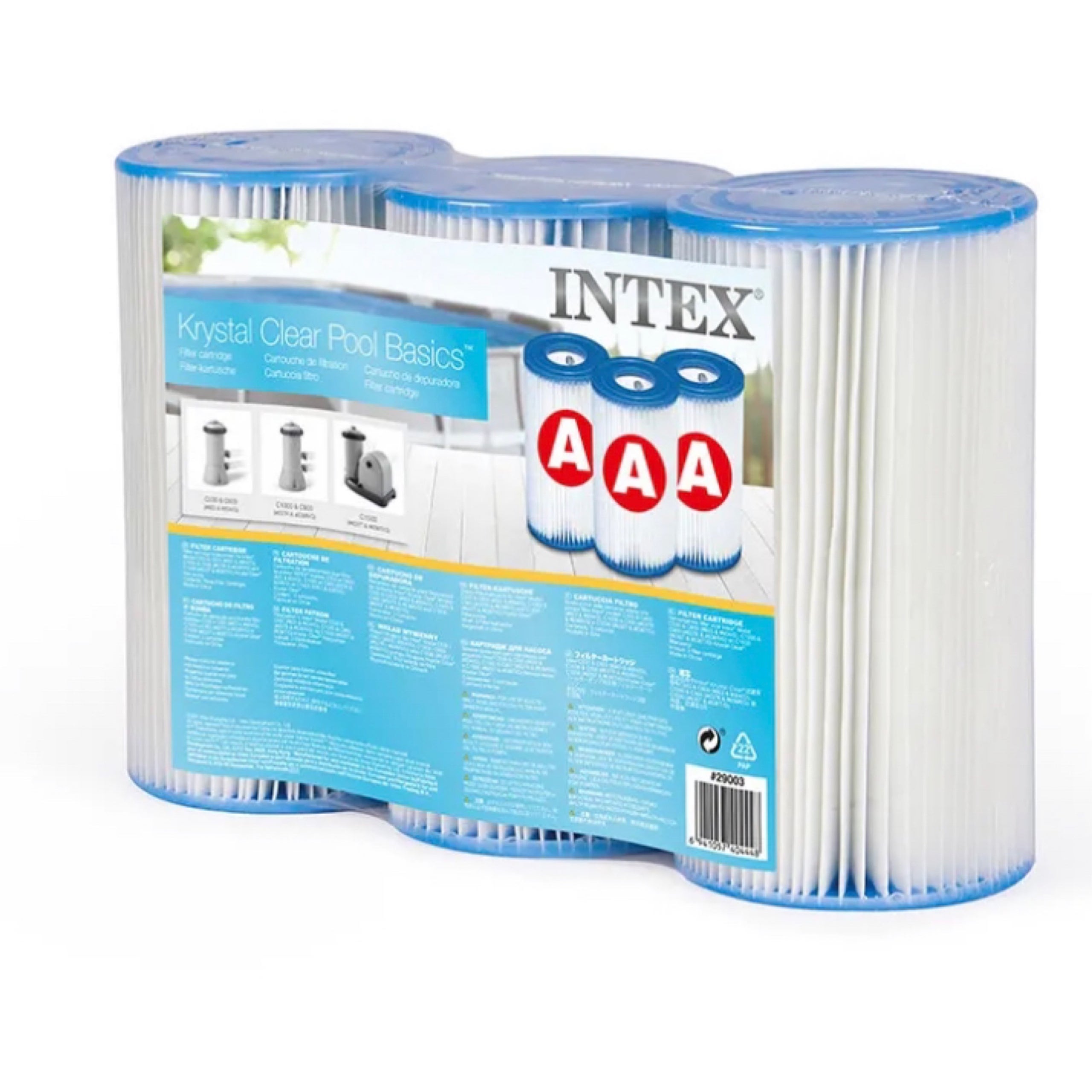 Intex Type A Cartridge Triple Pack | Serenity Pools & Gardens